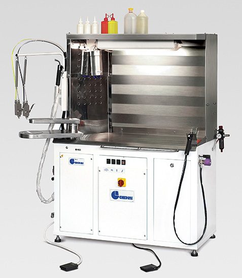 Ghidini Eco Cab Spotting Table – Universal Drycleaning Solutions