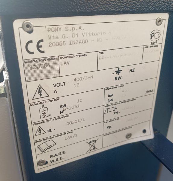 PRELOVED Pony Hothead Laundry Press - Universal Drycleaning Solutions